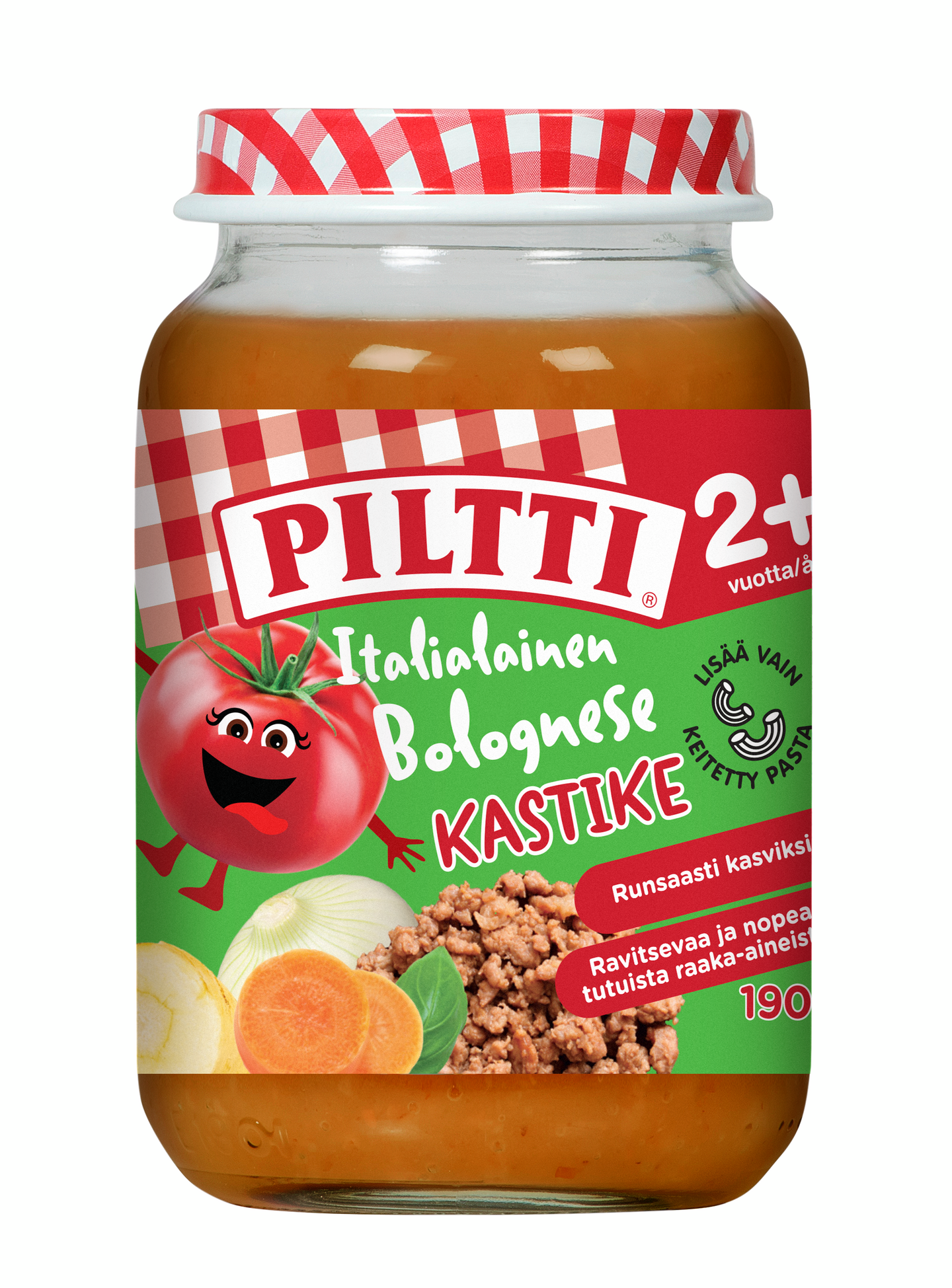 Piltti Italialainen bolognese kastike 190g 2+ vuotta | K-Ruoka Verkkokauppa