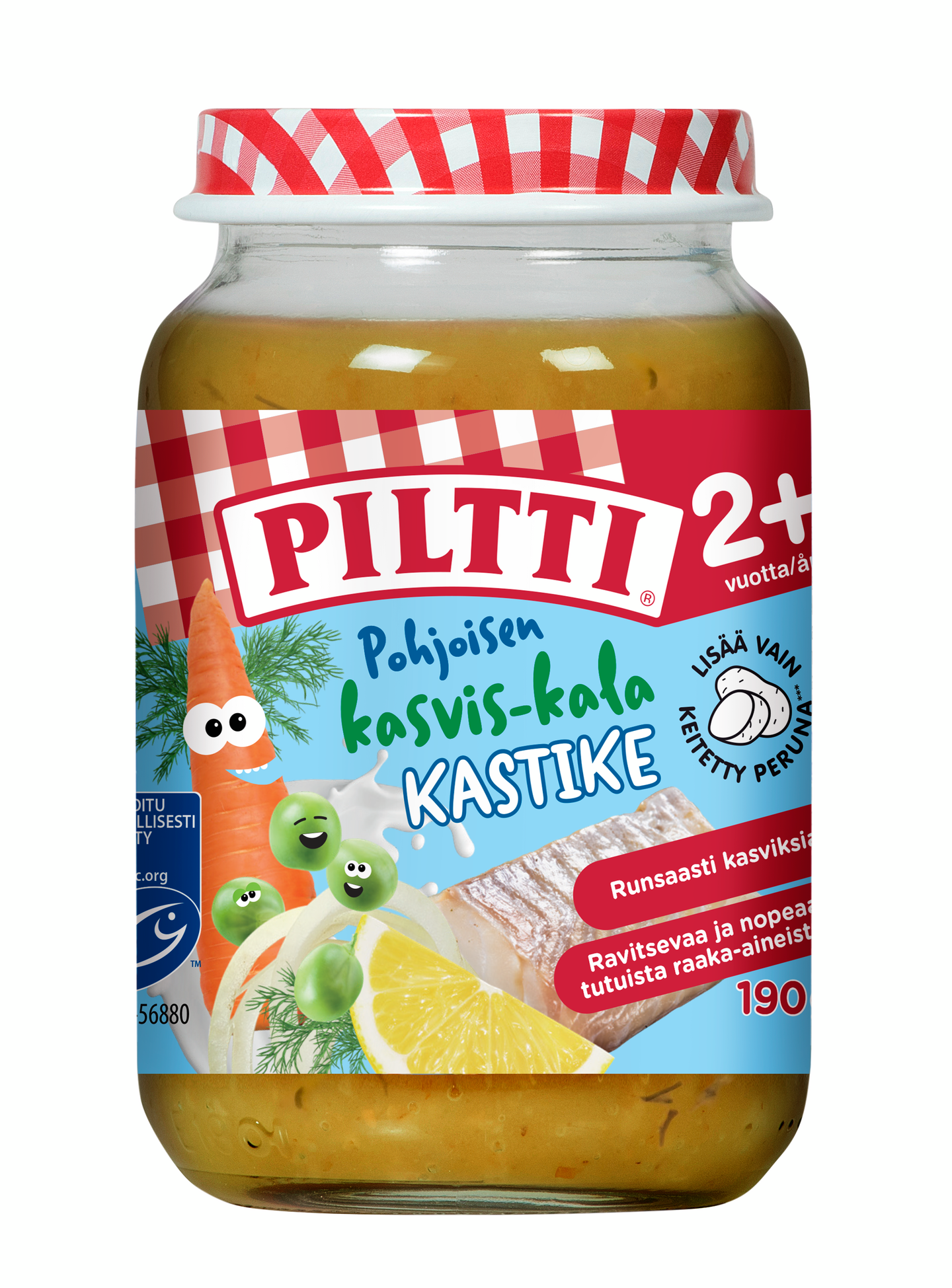 Piltti Pohjoisen kasvis-kala kastike 190g 2+ vuotta | K-Ruoka Verkkokauppa
