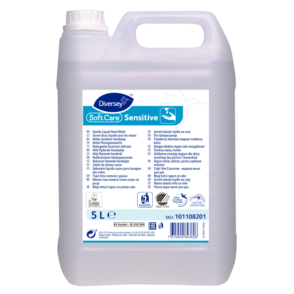 Soft Care Sensitive 5l hellävarainen käsienpesuneste — HoReCa-tukku Kespro
