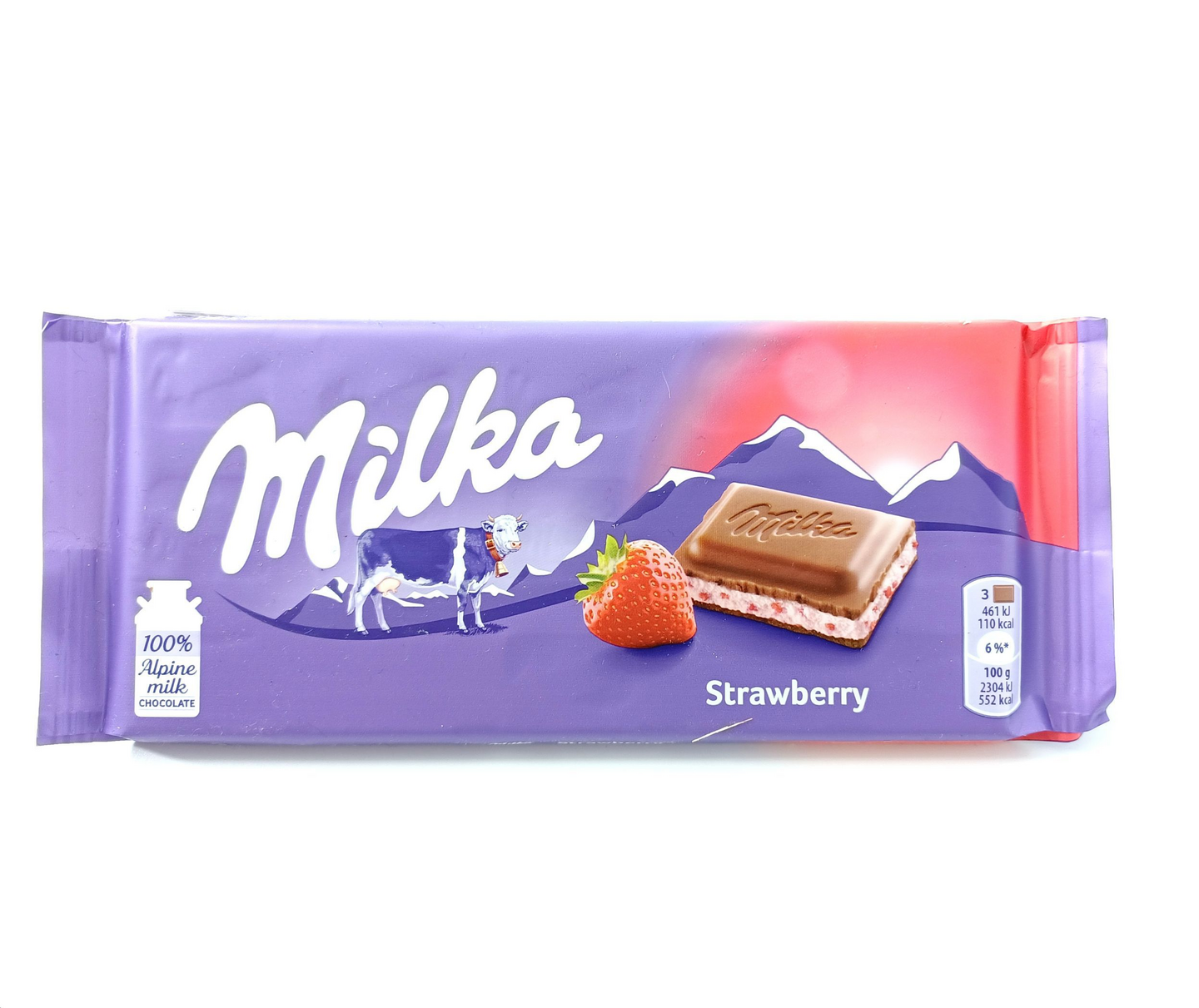 Milka suklaalevy mansikka 100g | K-Ruoka Verkkokauppa