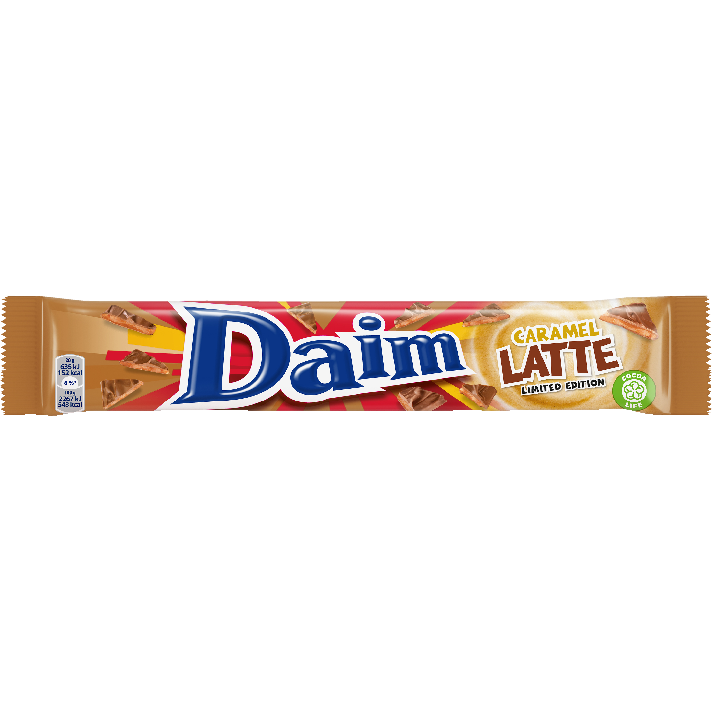 Daim Caramel Latte 56g suklaapatukka | K-Ruoka Verkkokauppa