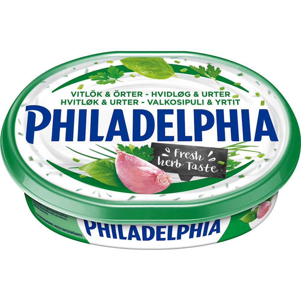 Philadelphia tuorejuusto valkosipuli yrtit 200 g — HoReCa-tukku Kespro