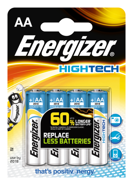 Energizer paristo HighTech LR6 AA 4kpl | K-Ruoka Verkkokauppa