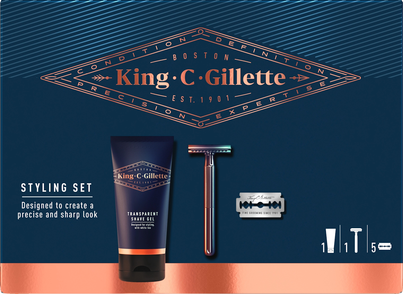 King C Gillette lahjapakkaus — HoReCa-tukku Kespro