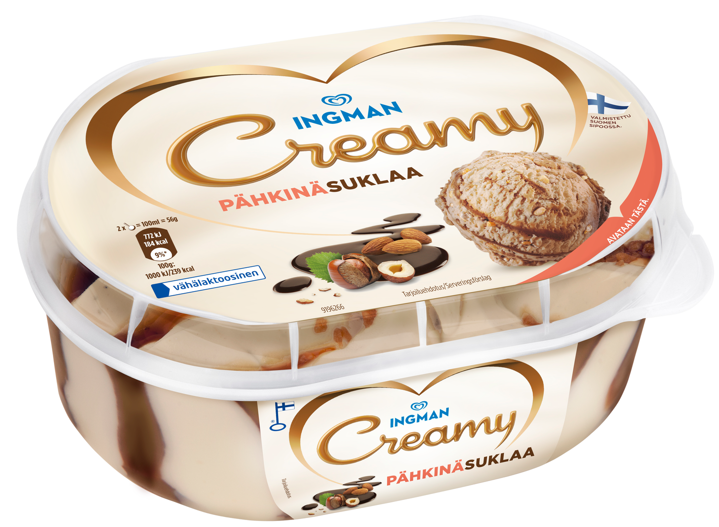 Ingman Creamy 850ml Pähkinä-Suklaa | K-Ruoka Verkkokauppa