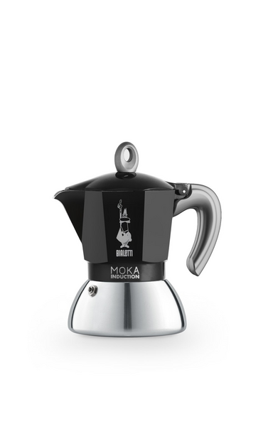 Bialetti Espressokeitin 2 K. moka Induction musta | K-Ruoka Verkkokauppa