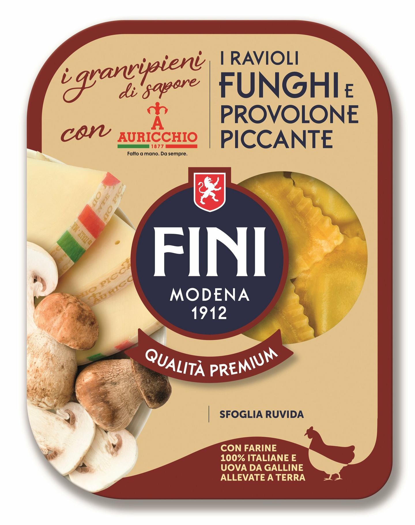 Fini sieni ja provolone ravioli 250g | K-Ruoka Verkkokauppa