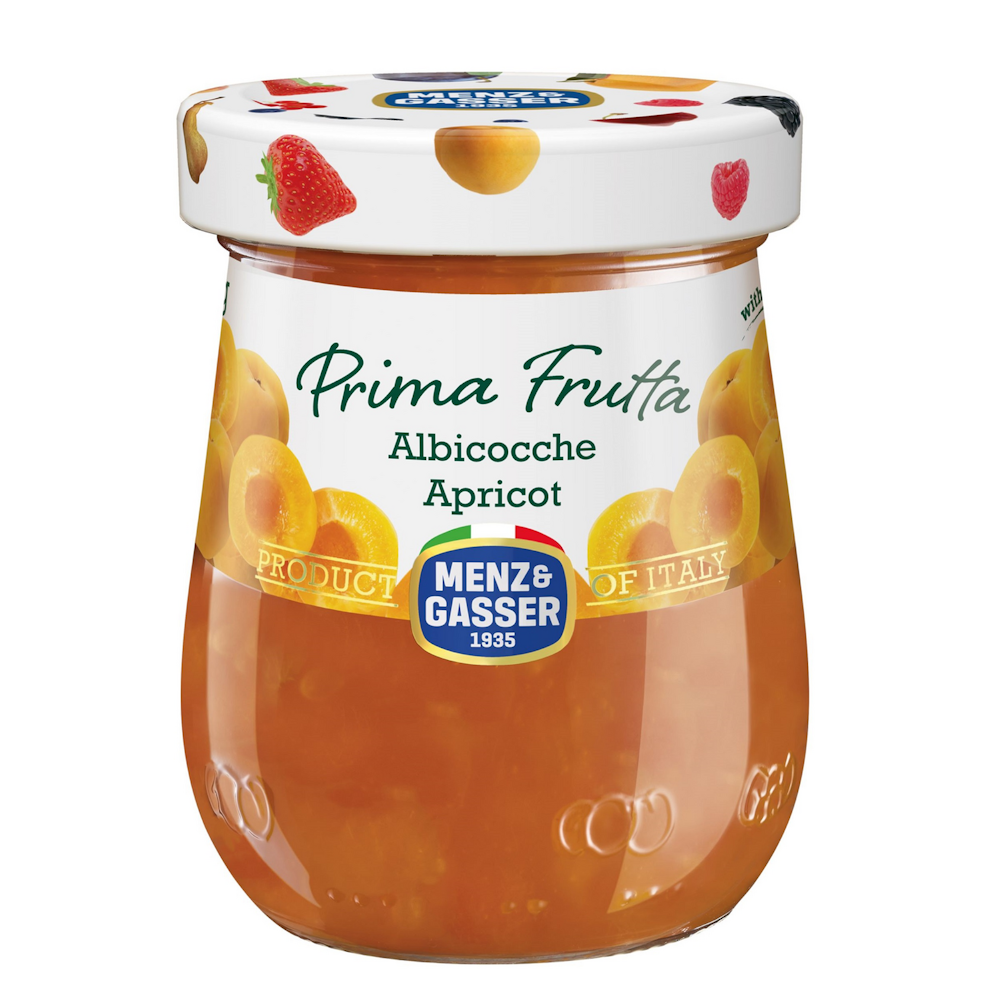Menz&Gasser Prima Frutta Aprikoosihillo 340g — HoReCa-tukku Kespro