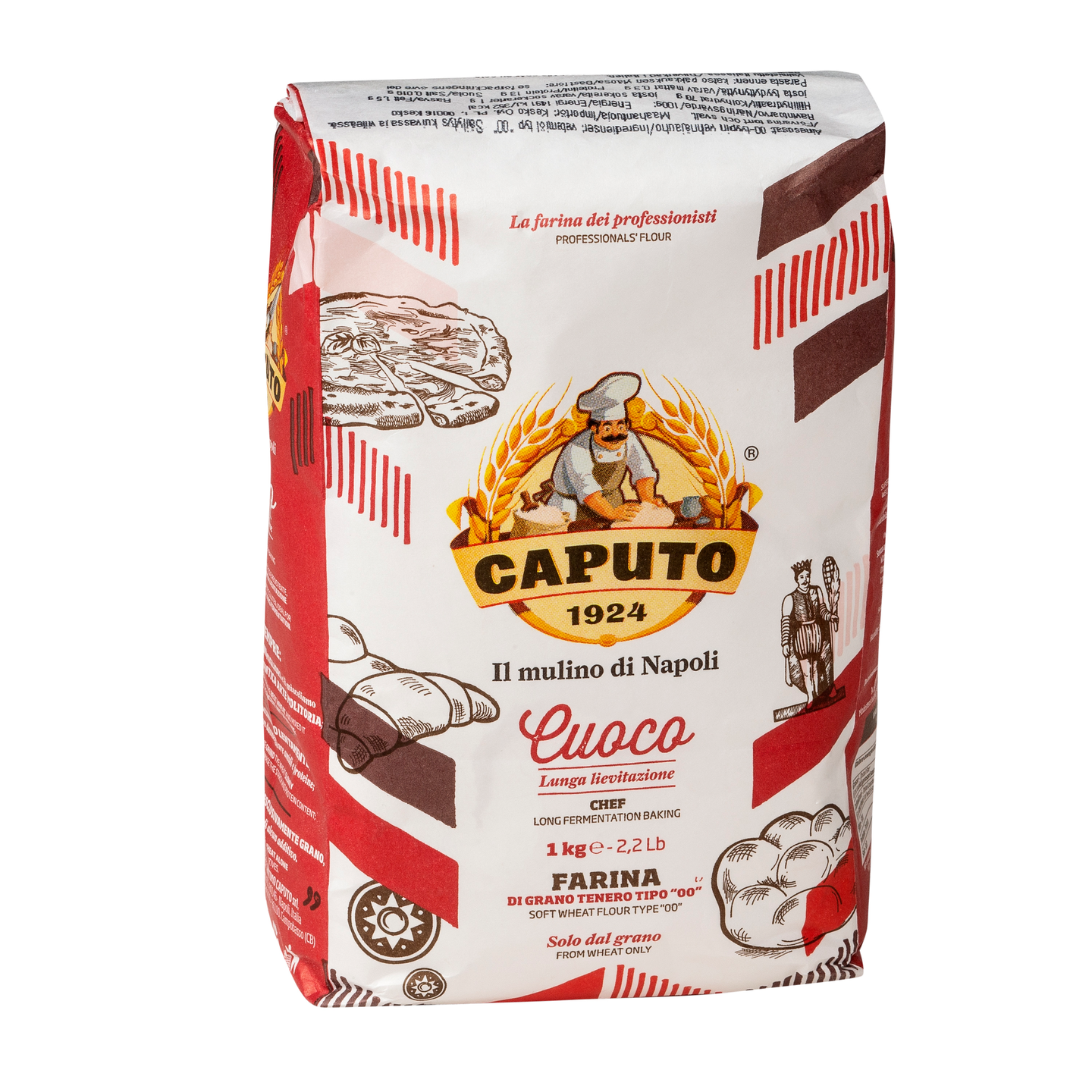 Caputo Cuoco pizzajauho 1kg 00-tyypin vehnäjauho | K-Ruoka Verkkokauppa