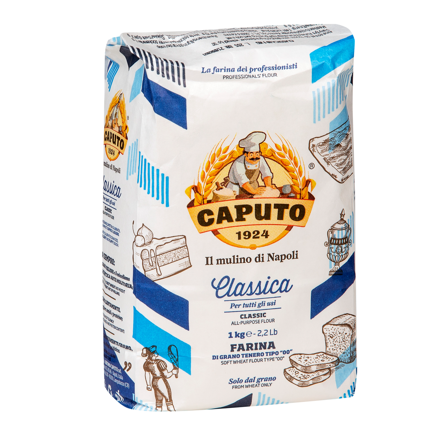 Caputo Classica pizzajauho 1kg 00-tyypin vehnäjauho | K-Ruoka Verkkokauppa