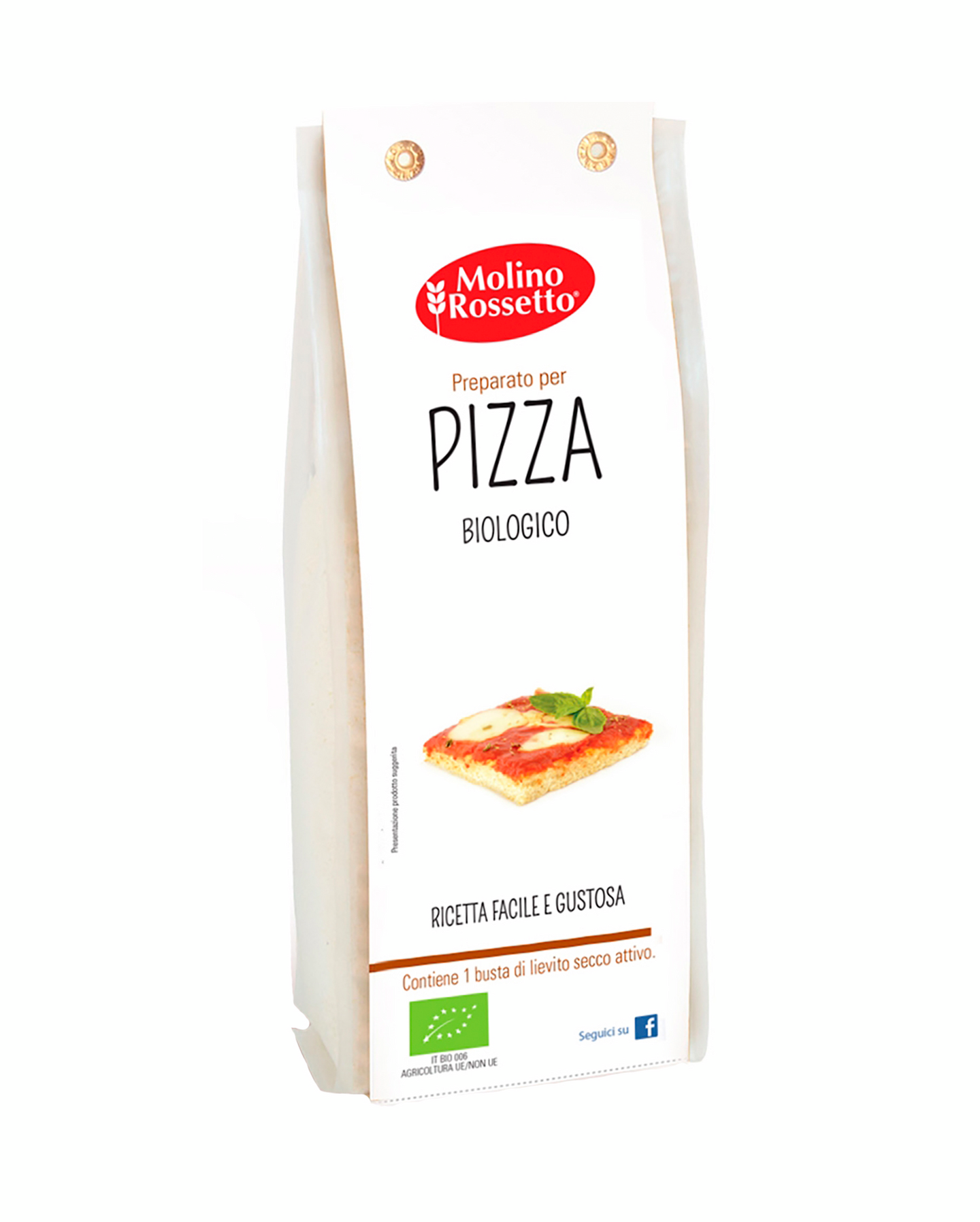Molino Rossetto Pizzajauho ja Kuivahiiva 500g | K-Ruoka Verkkokauppa