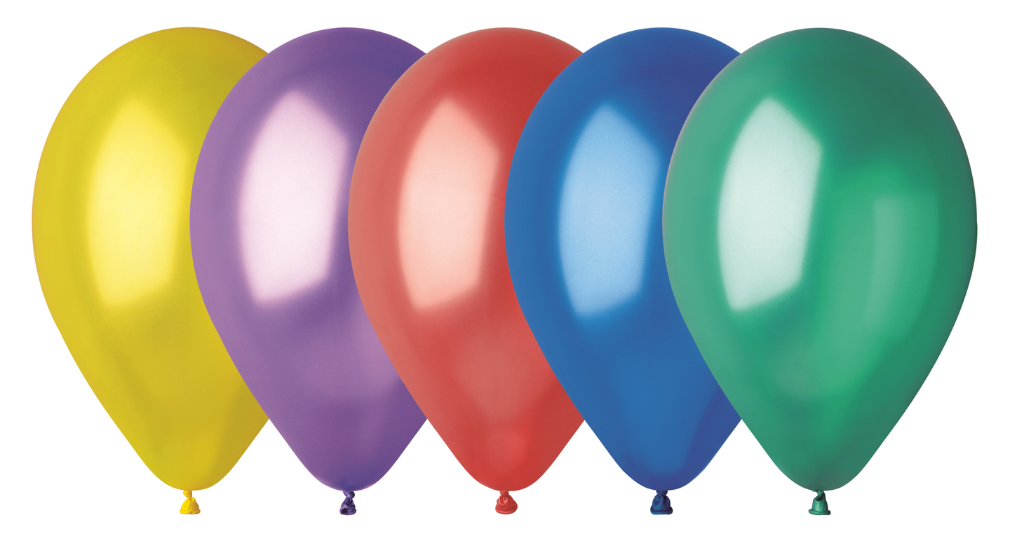 Ilmapallo metallinhohtovärisekoitus 10 kpl | K-Ruoka Verkkokauppa