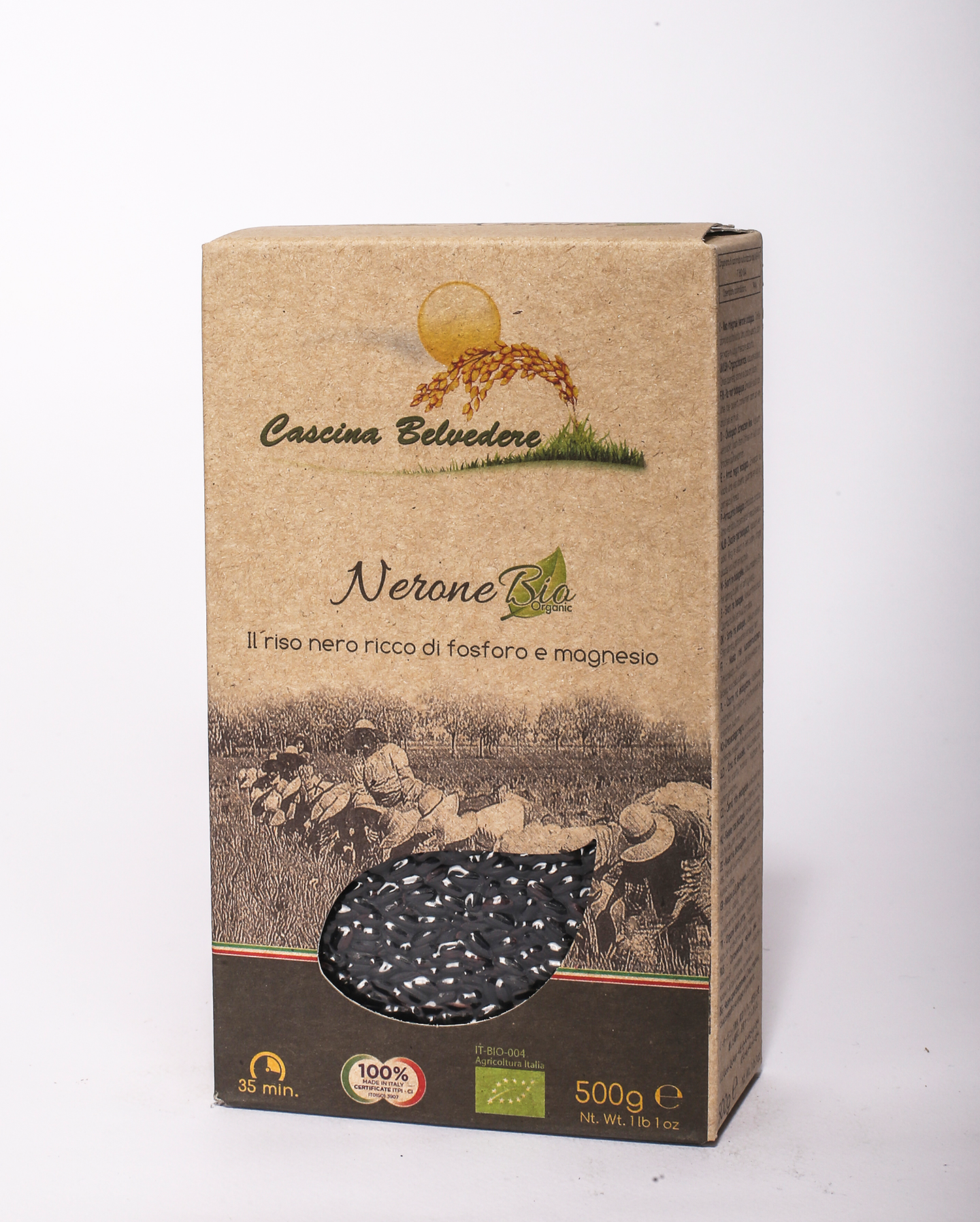 Cascine Belvedere Musta Riisi Nerone Luomu 500g | K-Ruoka Verkkokauppa