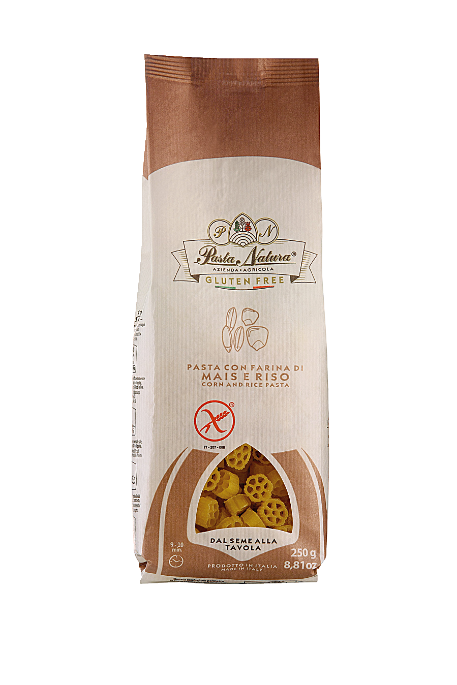 Pasta Natura Gluteeniton Maissi-riisi kuviopasta Margherite 250g | K ...