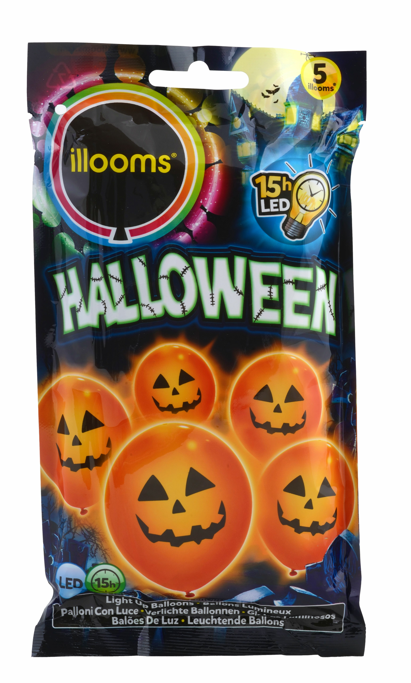 LED-ilmapallo kurpitsa 5 kpl | K-Ruoka Verkkokauppa