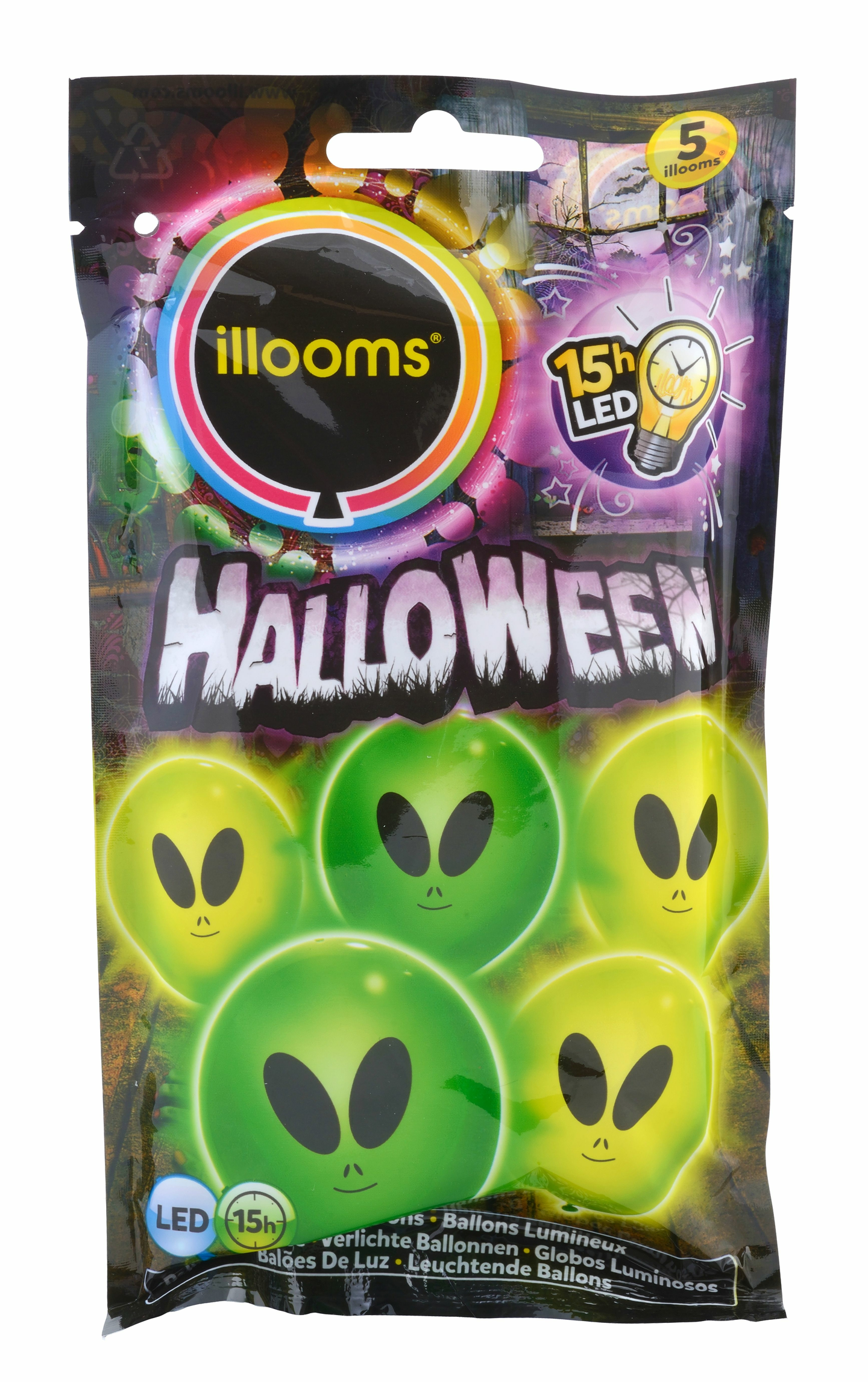 LED-ilmapallo alien 5 kpl | K-Ruoka Verkkokauppa