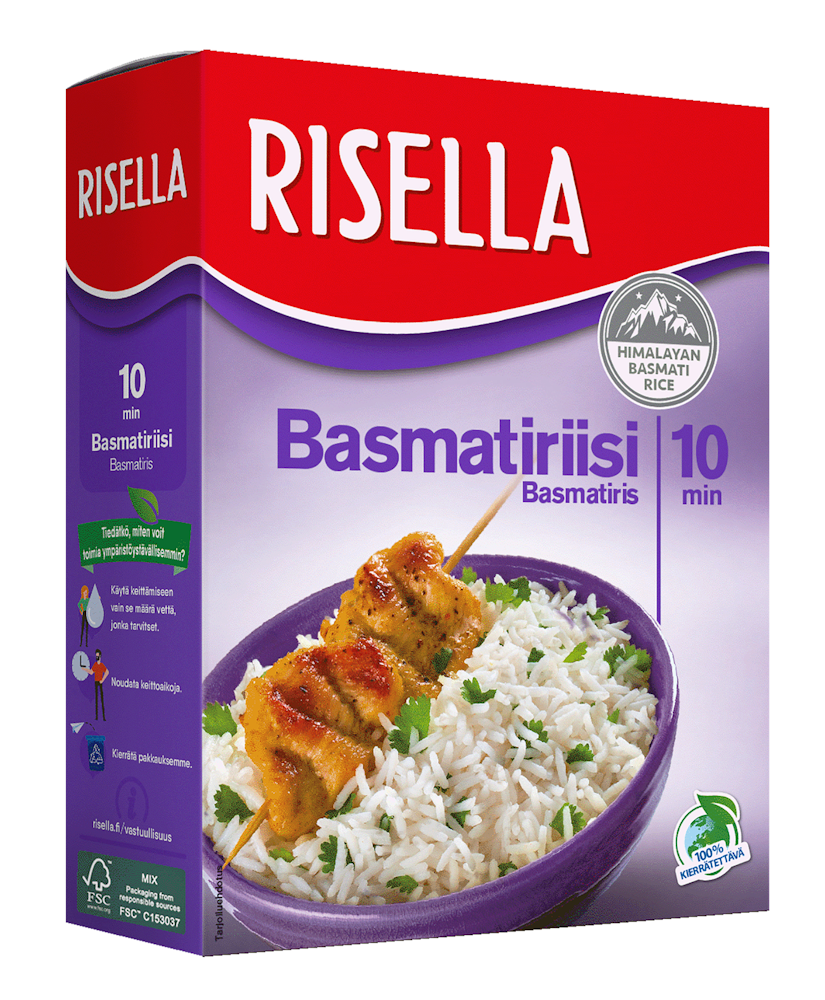 Risella Basmatiriisi 1kg — HoReCa-tukku Kespro