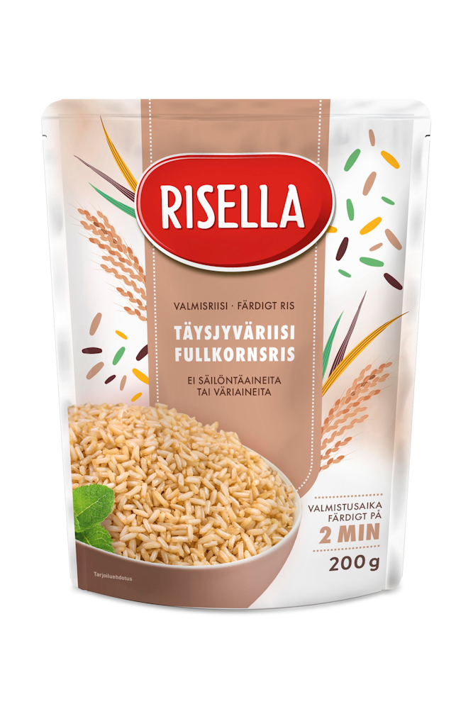 Risella Täysjyvä valmisriisi 200g — HoReCa-tukku Kespro