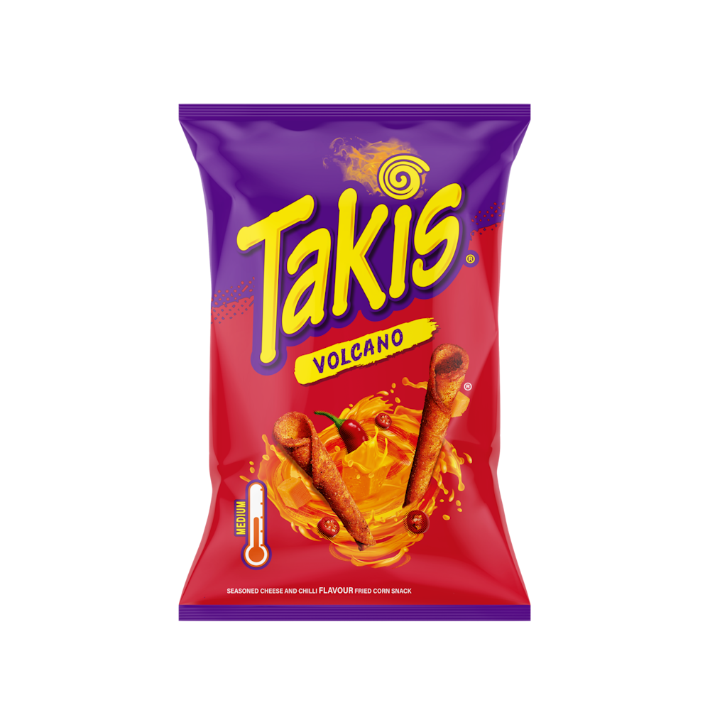 Takis Volcano maissisnacks 100g — HoReCa-tukku Kespro