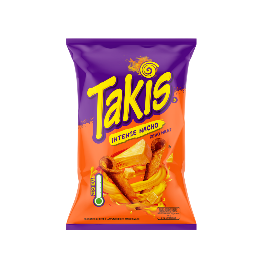 Takis maissisnacks Intense Nacho 100g — HoReCa-tukku Kespro