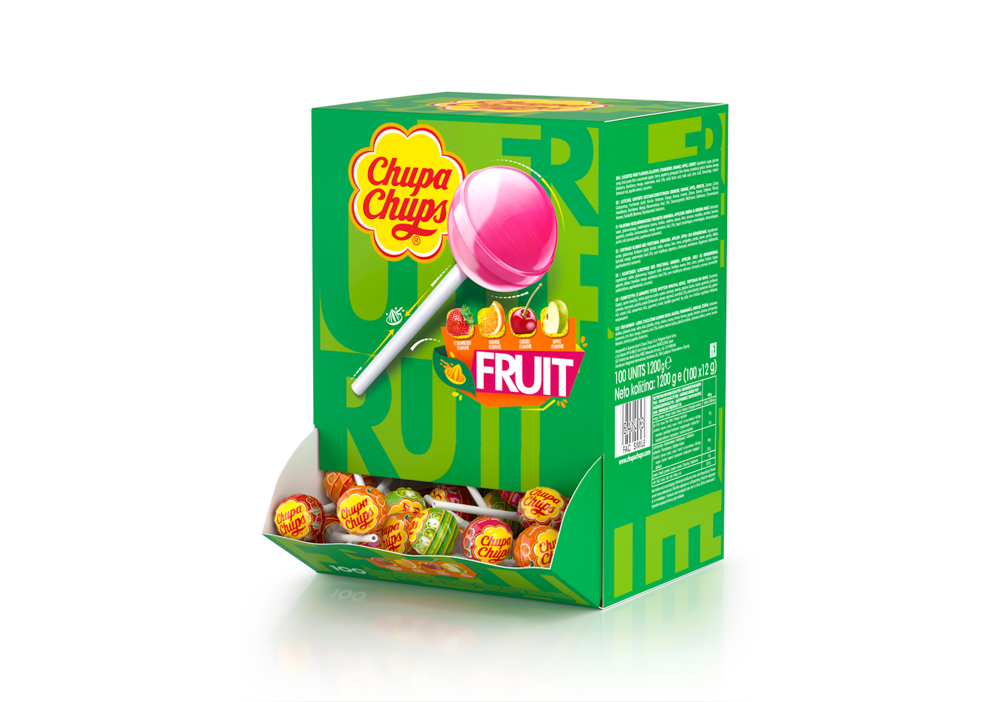 Chupa Chups Fruit tikkari 12g — HoReCa-tukku Kespro