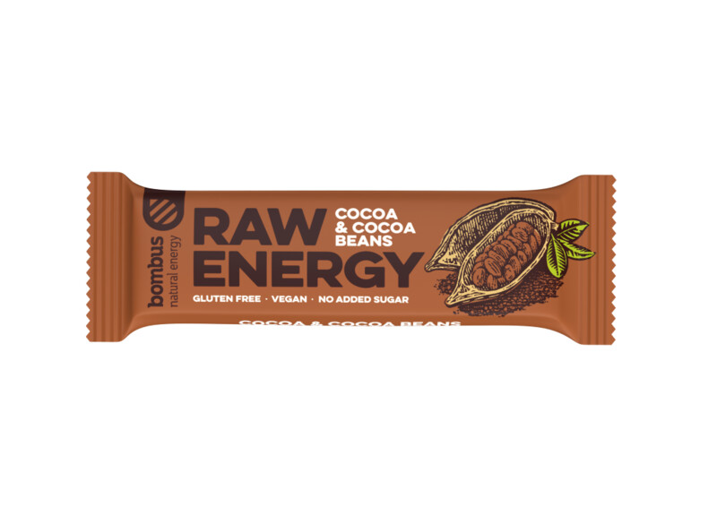 Raw Energy Cocoa & Cocoa Beans 50g | K-Ruoka Verkkokauppa