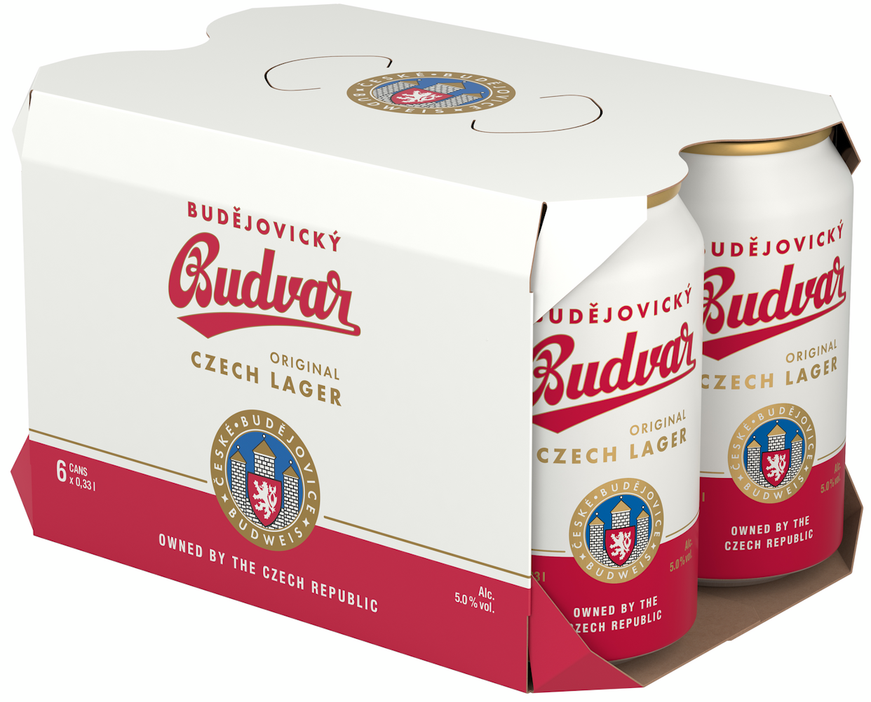 Budvar Original Lager olut 5% 0,33l 6-pack — HoReCa-tukku Kespro