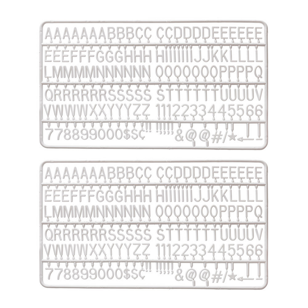 Showdown Display Lisäpakkaus kirjaimia ja numeroita, valkoisia ...