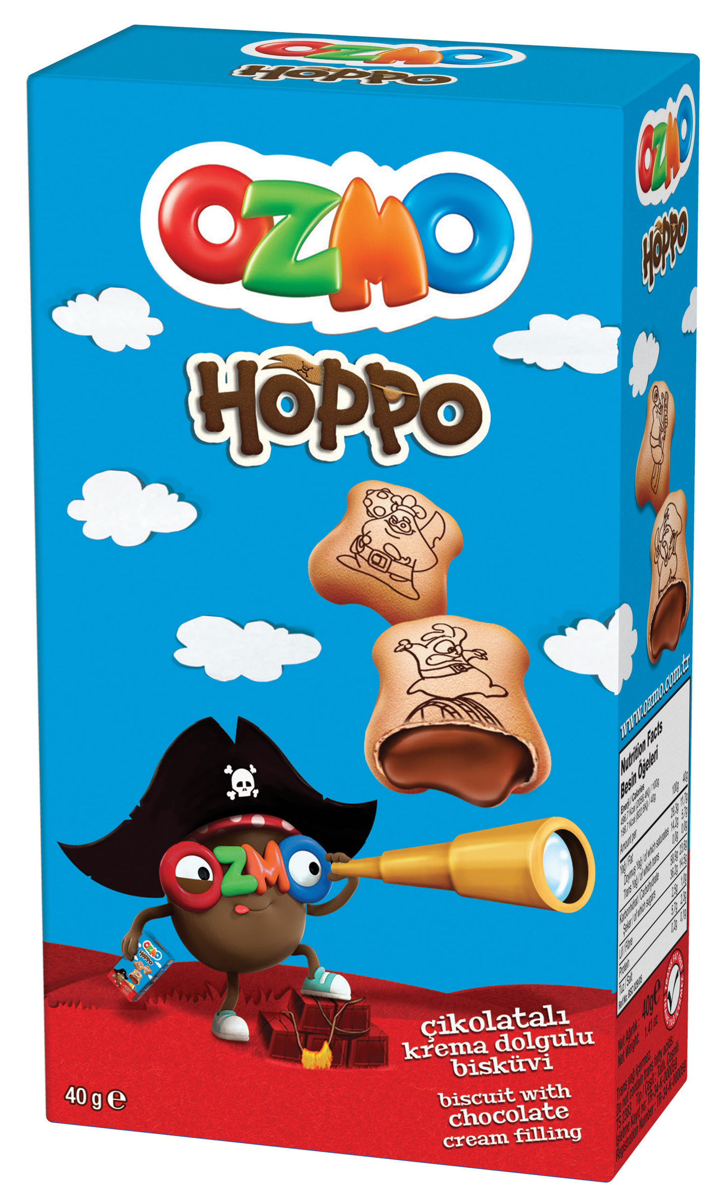Ozmo Hoppo suklaakeksi 40g | K-Ruoka Verkkokauppa