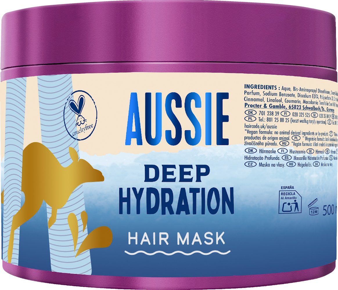 Aussie Deep Hydration 500ml hiusnaamio — HoReCa-tukku Kespro