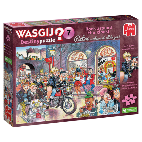 Wasgij Palapeli Retro Destiny 7 rock around the clock -1000 | K-Ruoka ...
