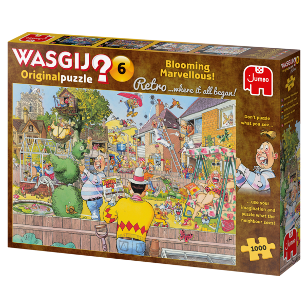 Wasgij Palapeli Retro Original 6 Blooming Marvellous! 1000 | K-Ruoka ...