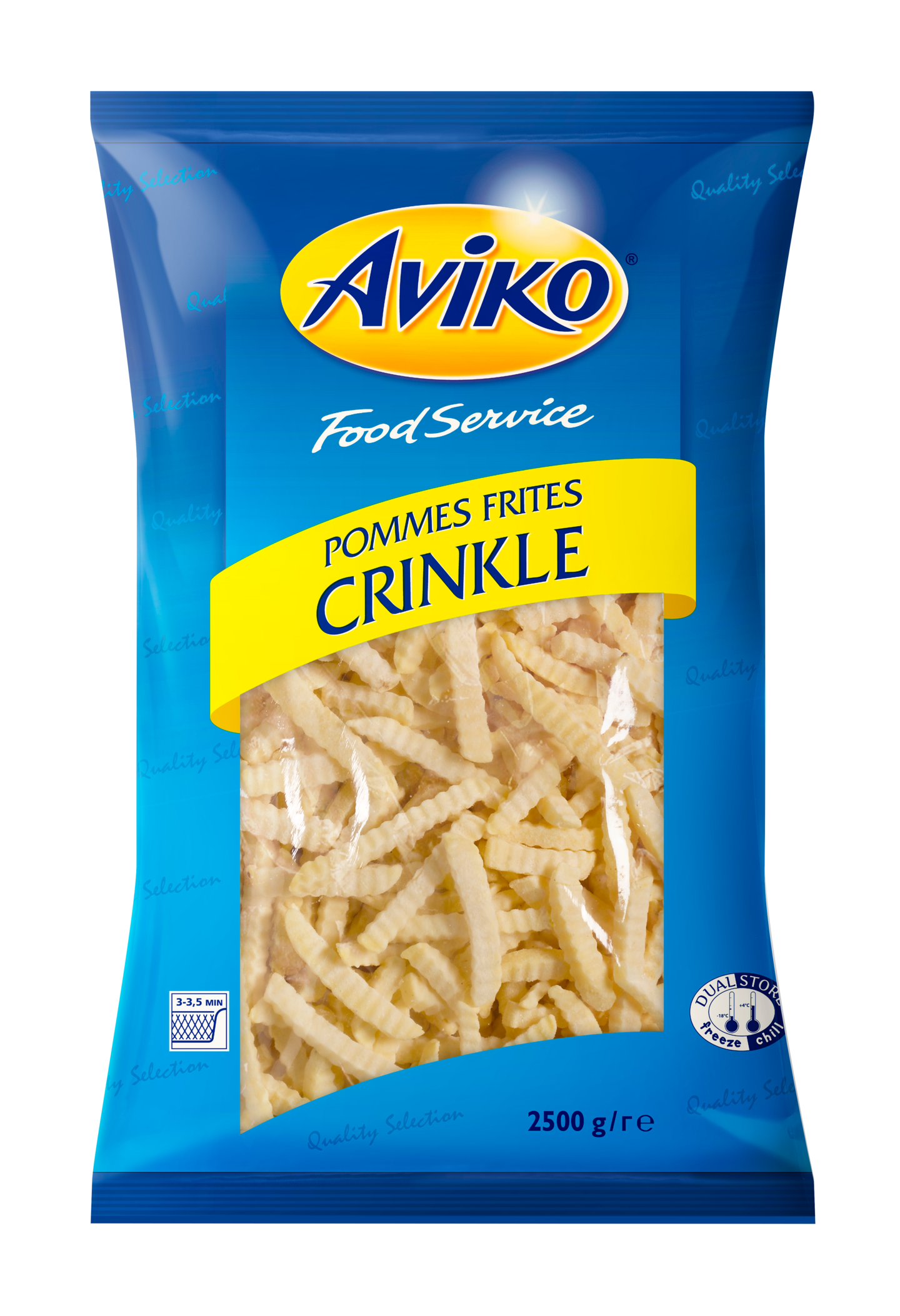 Aviko Pommes Frites Crinkle poimuranskanperuna 12mm 2,5kg pakaste | K ...