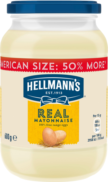 Hellmann's Real Majoneesi 600g | K-Ruoka Verkkokauppa