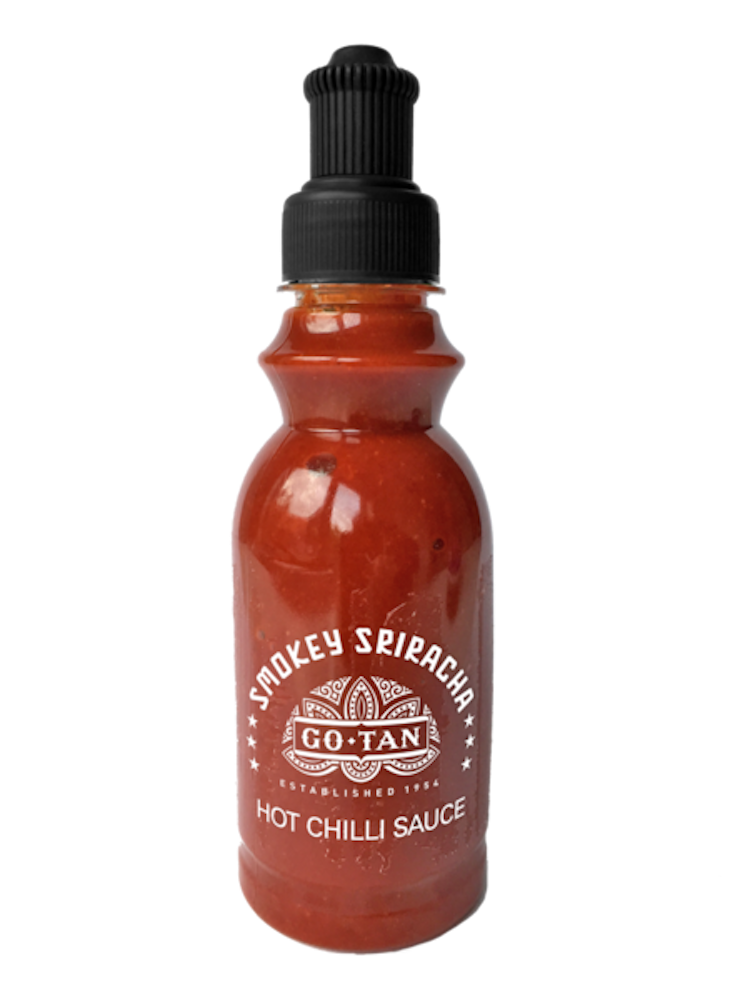 Go-Tan Smokey Sriracha sauce 215ml hot — HoReCa-tukku Kespro
