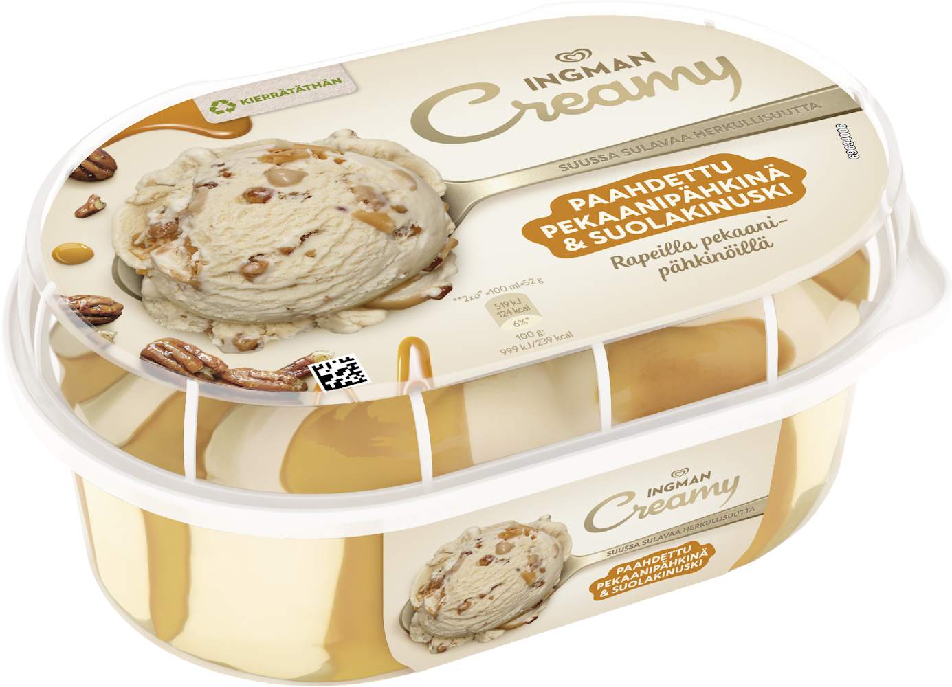 Ingman Creamy 850ml Paahdettu pekaanipähkinä & suolakinuski — HoReCa ...