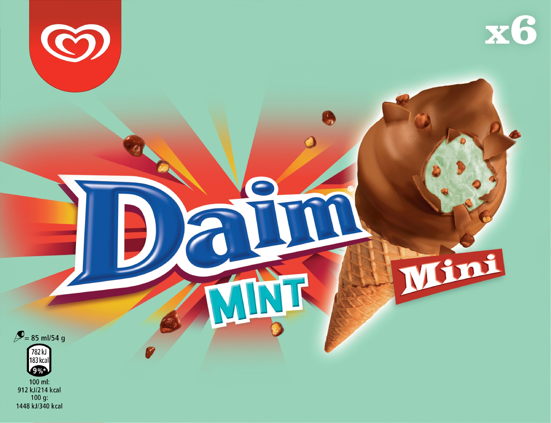 Daim Mint Mini tuutti mpk 6x85ml/324g | K-Ruoka Verkkokauppa