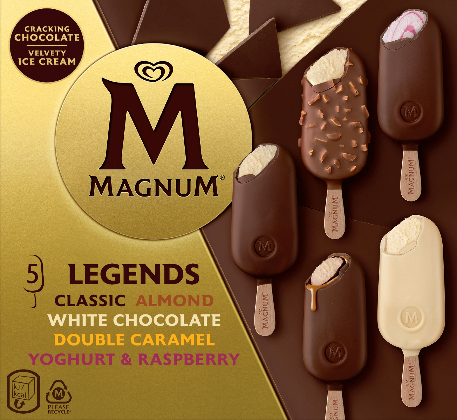 Magnum Legends 5 kpl mpk 528ml/397g | K-Ruoka Verkkokauppa