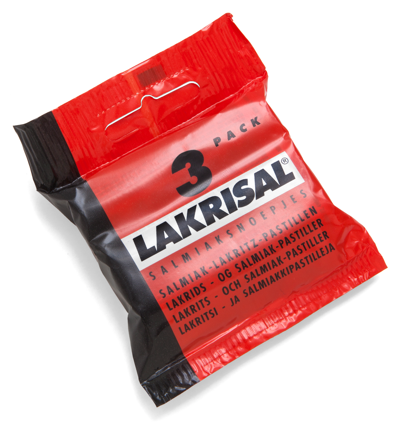 Lakrisal lakritsi- ja salmiakkipastilleja 3-pack 75g – K-Ruoka