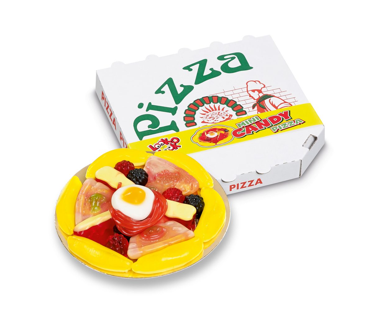 Look-O-Look Makeissekoitus Candy Mini Pizza 85g — HoReCa-tukku Kespro