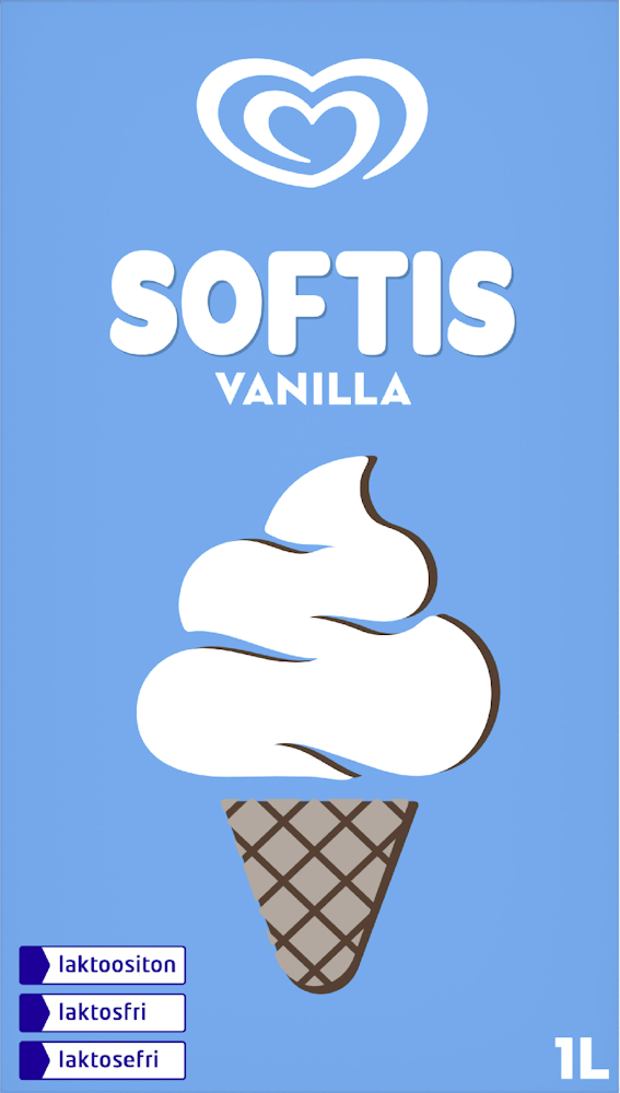 Ingman Softis vanilja 1l laktoositon - HoReCa-tukku Kespro