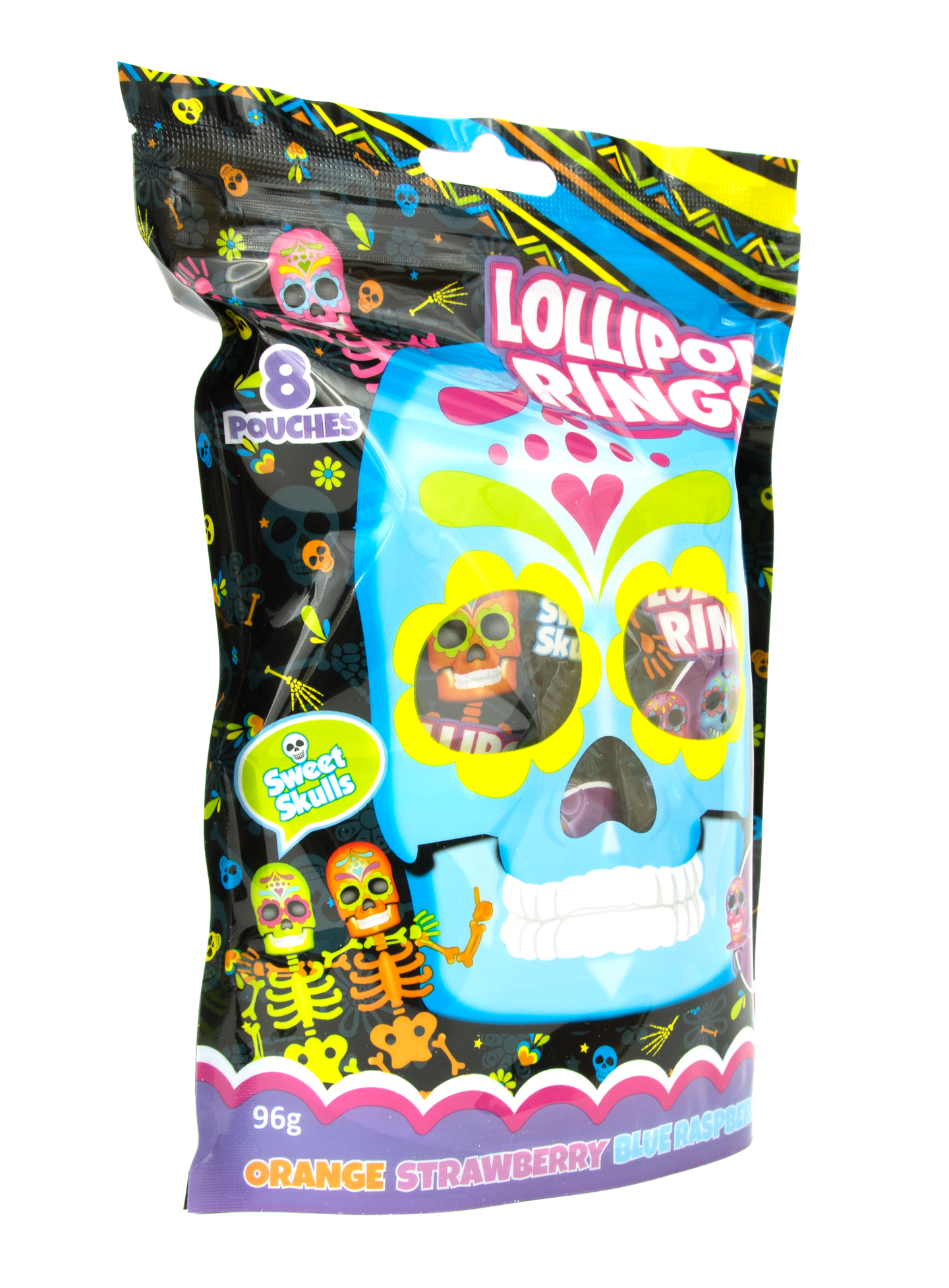 Bip Sweet Skulls Lollipop Rings 96g | K-Ruoka Verkkokauppa