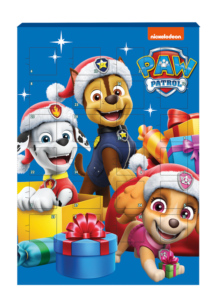 Bip Holland Paw Patrol joulukalenteri 75g — HoReCa-tukku Kespro