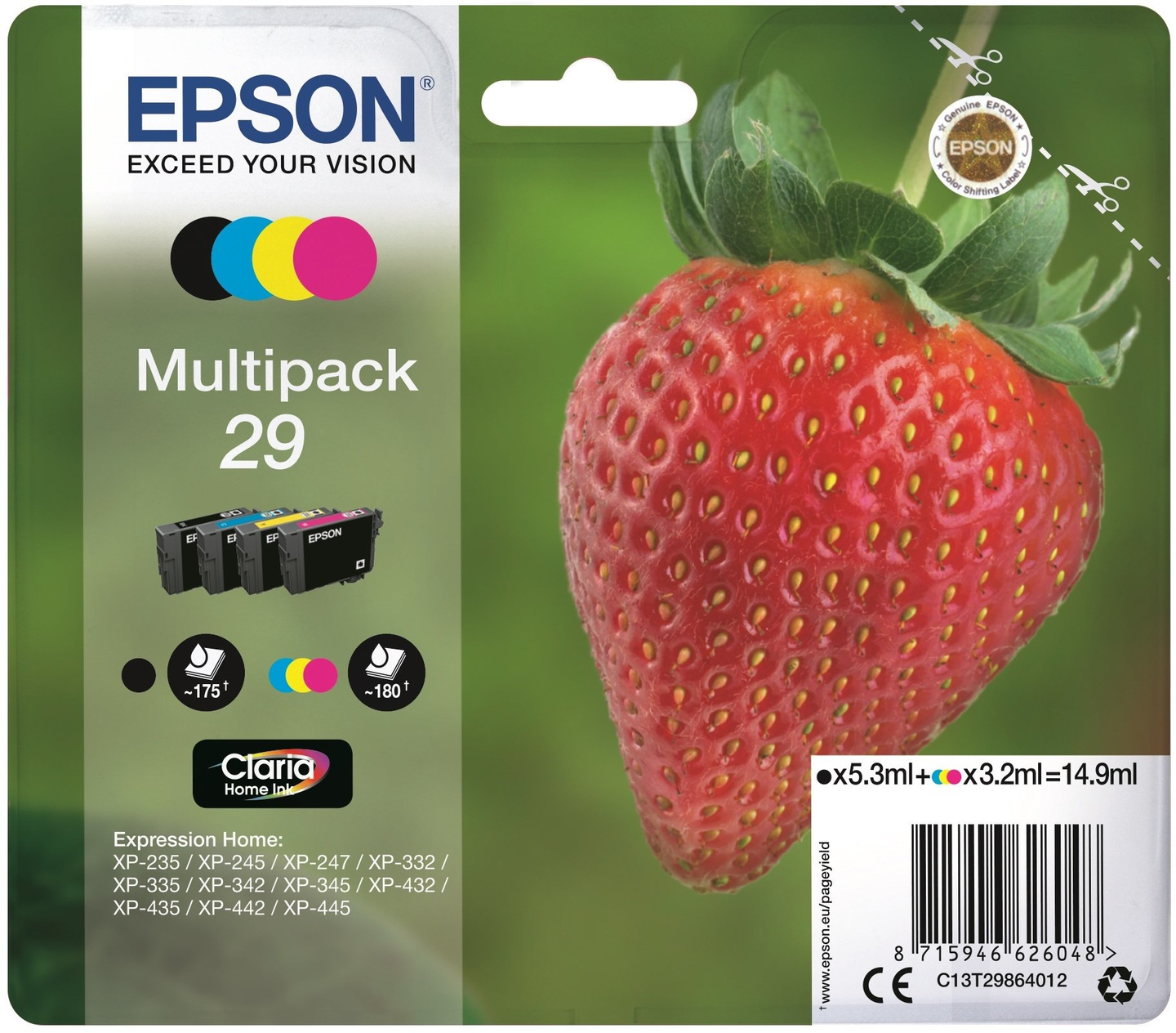 Epson 29 multipack -mustekasettipakkaus | K-Ruoka Verkkokauppa