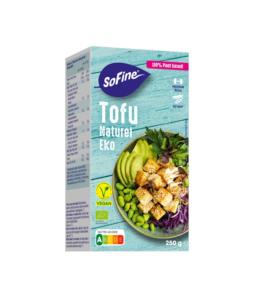 SoFine 250g Maustamaton Luomutofu — HoReCa-tukku Kespro