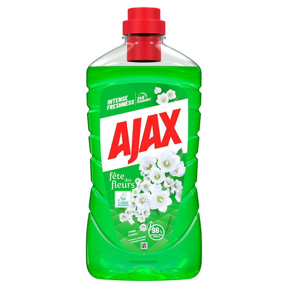 Ajax yleispuhdistusaine 1L Fete des Fleurs Spring Flowers — HoReCa-tukku Kespro