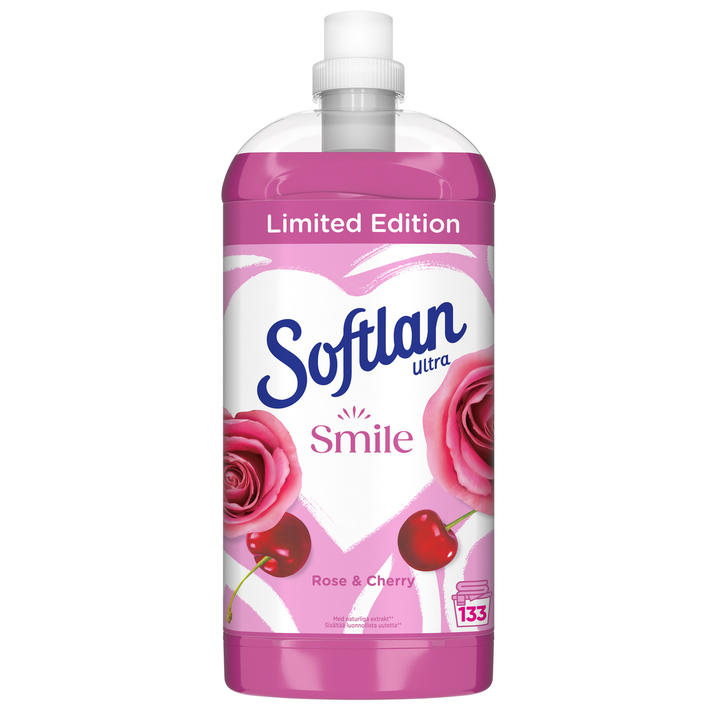 Softlan Smile huuhteluaine 2L Rose and Cherry limited edition | K-Ruoka ...