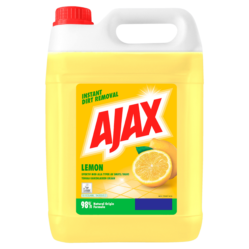 Ajax Lemon yleispuhdistusaine 5000ml - HoReCa-tukku Kespro