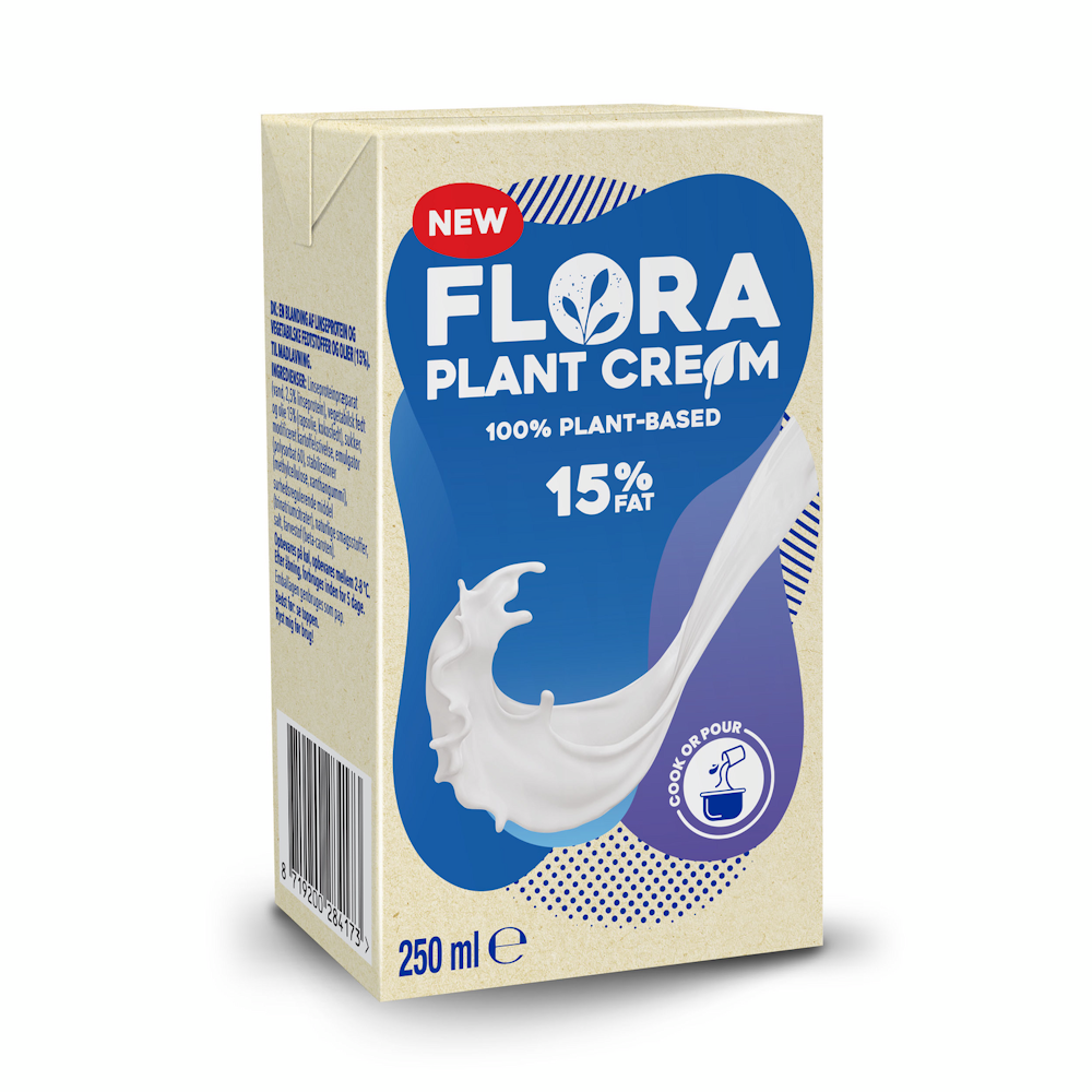 Flora Plant cre+m 15% 250ml — HoReCa-tukku Kespro