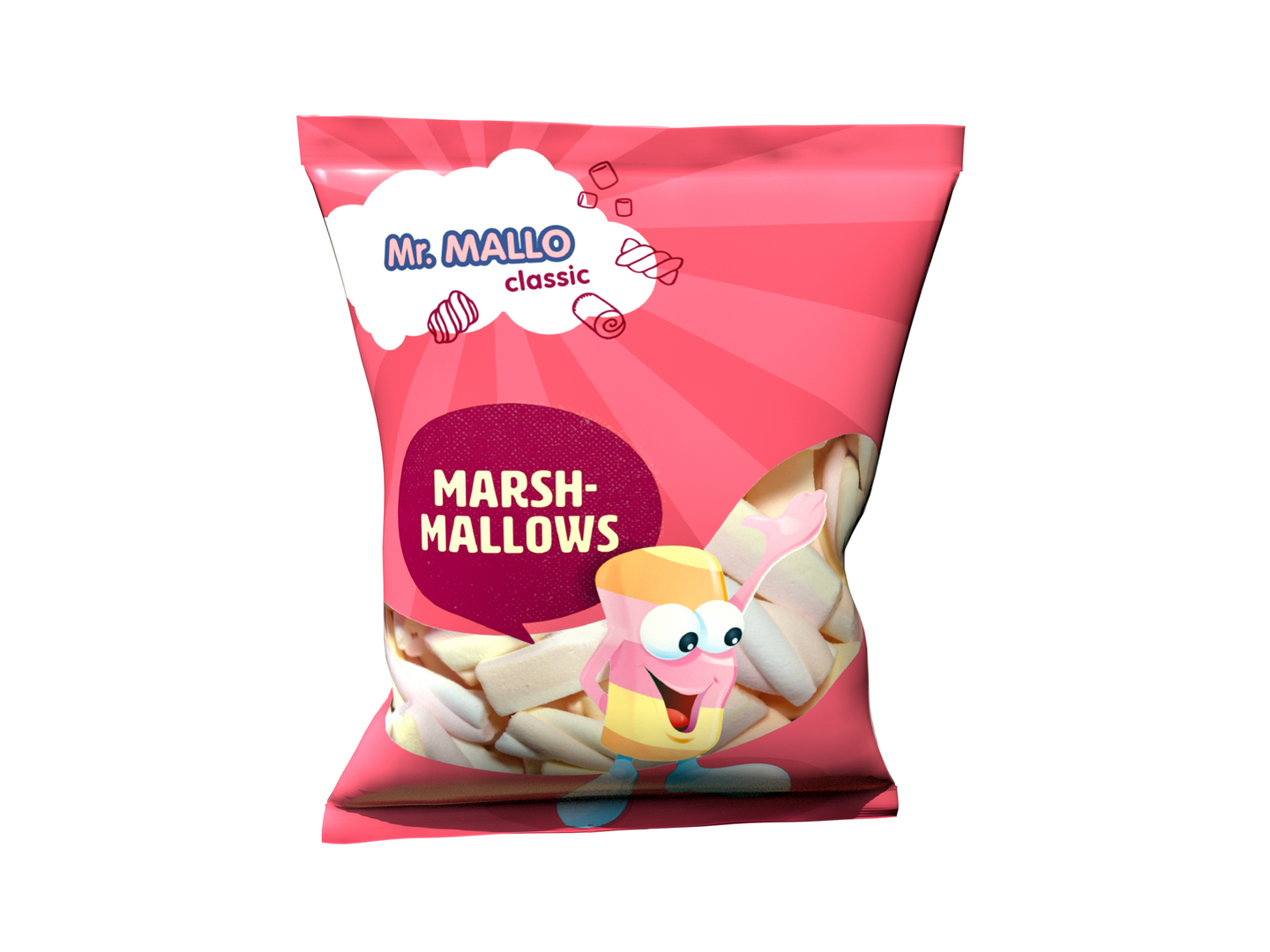 Mr. Mallo classic vaahtokarkit 400g | K-Ruoka Verkkokauppa